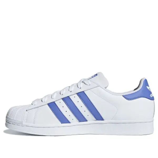 Adidas Superstar Sneakers - White/blue