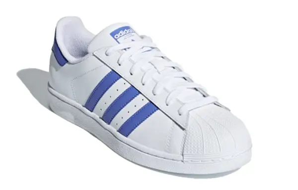 Adidas Superstar Sneakers - White/blue