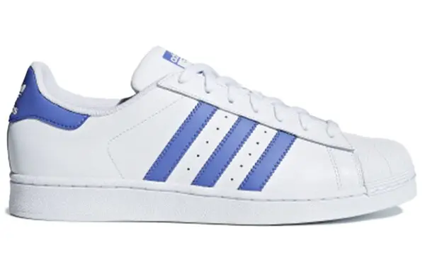 Adidas Superstar Sneakers - White/blue