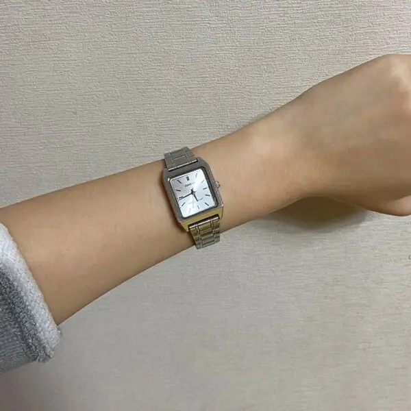 Casio Stainless Steel Analog Watch - Silver