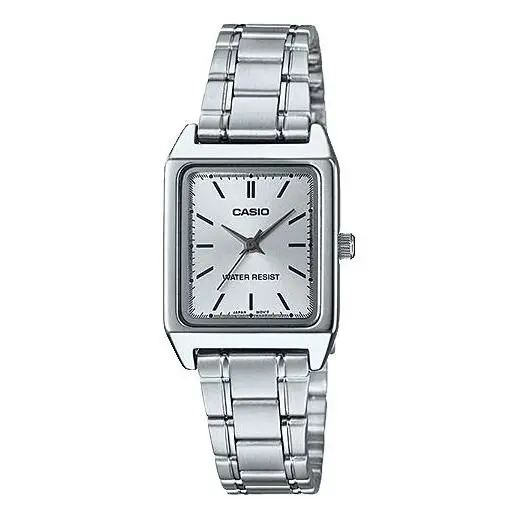 Casio Stainless Steel Analog Watch - Silver
