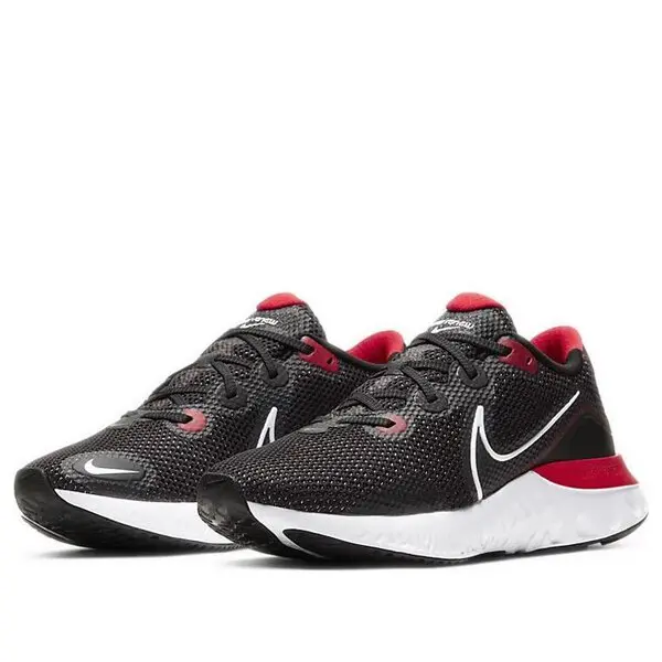 Nike Renew Run Athletic Sneakers - Black/red