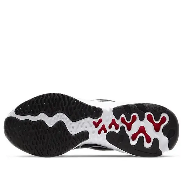 Nike Renew Run Athletic Sneakers - Black/red