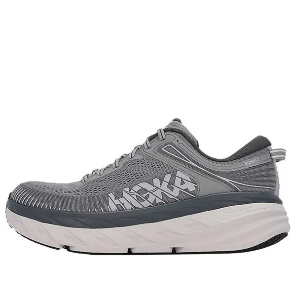 Hoka One One Bondi 7 2e Wide Athletic Sneakers - Grey