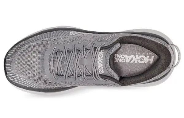 Hoka One One Bondi 7 2e Wide Athletic Sneakers - Grey