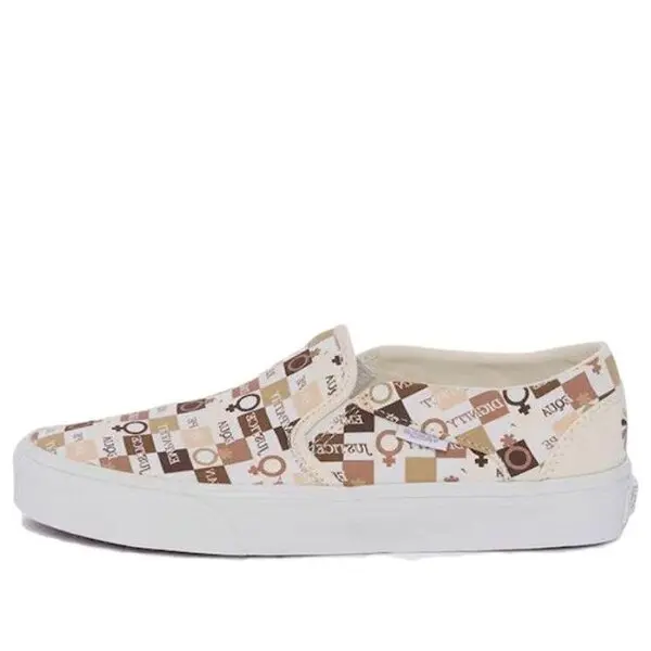 VANS Slip-on "divine" Graphic Print Casual Shoes - Neutral/marshmallow