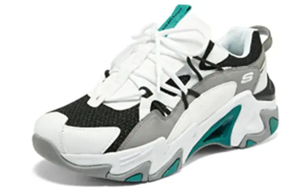 Sketchers Stamina V3 Athletic Sneakers - White/olive/black