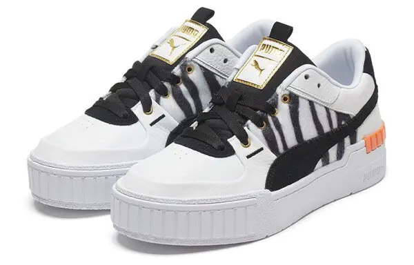 PUMA Cali Sport Wildcats Sneakers - White/black/orange