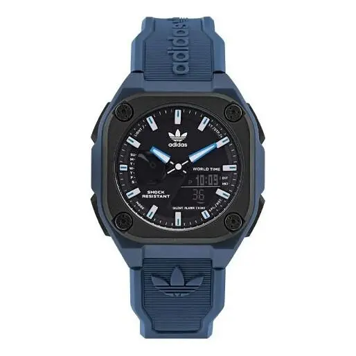 Adidas Mineral Resin Strap Watch - Blue