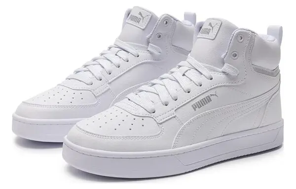 PUMA Caven 2.0 Mid Top Sneakers - White/silver