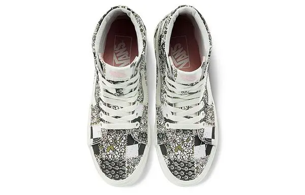 VANS Sk8-hi Patchwork Floral High Top Sneakers