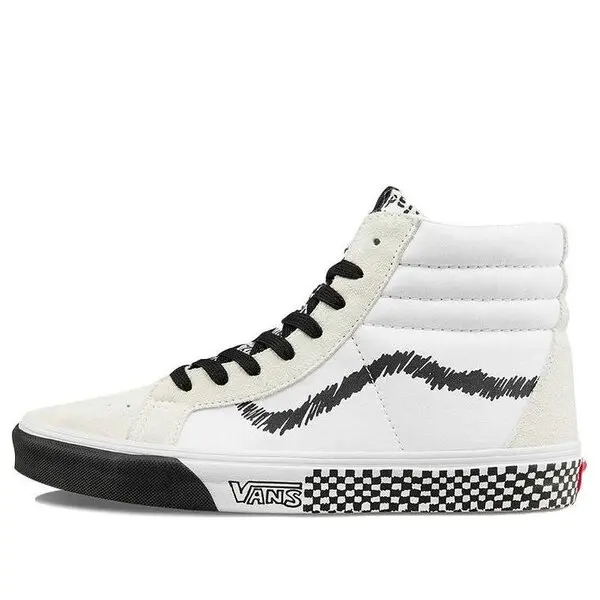 VANS Sk8-hi Reissue 'diy' High Top Sneakers - Creamy