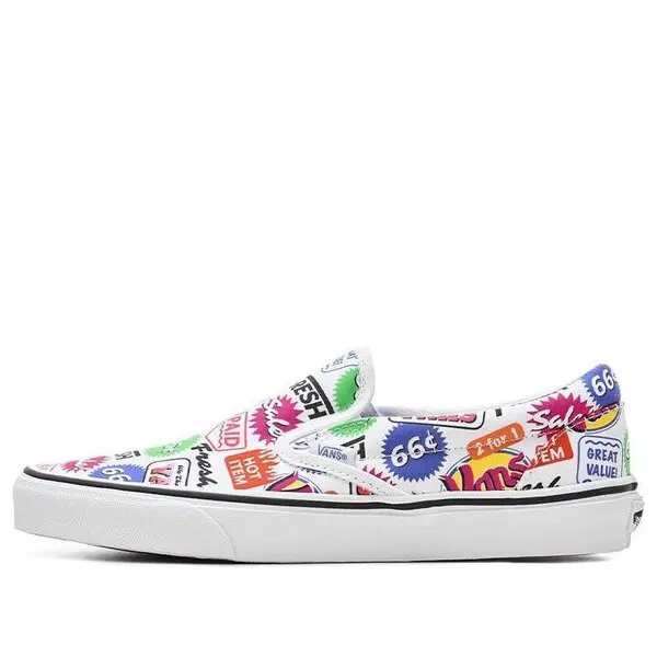 VANS Graffiti Sale" Slip-on Sneakers - Multi-color