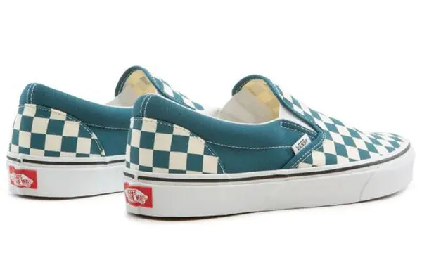 VANS Slip-on Checkerboard Casual Shoes - Blue/white