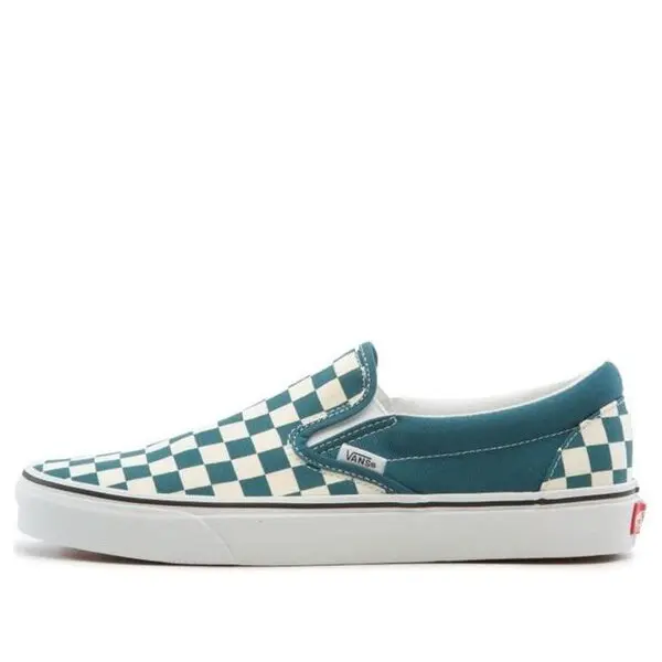 VANS Slip-on Checkerboard Casual Shoes - Blue/white