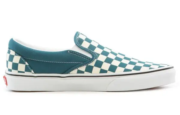 VANS Slip-on Checkerboard Casual Shoes - Blue/white