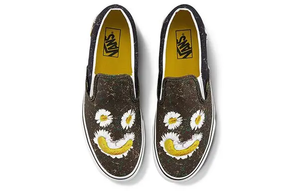 VANS Slip-on Canvas Casual Shoes - Black/brown