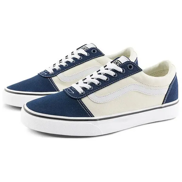 VANS Ward Canvas Sneakers - Blue/white