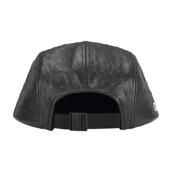 Supreme Ss26 Ostrich Embossed Leather Gore-tex Camp Cap