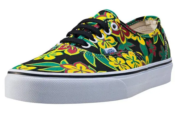 VANS Authentic Floral Print Sneakers - Multi-color