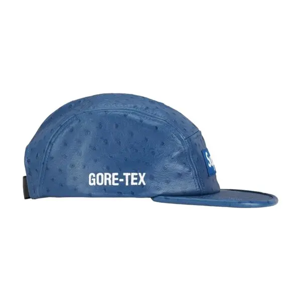 Supreme Ostrich Embossed Leather Gore-tex Camp Cap