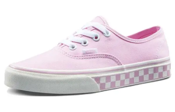 VANS Authentic Checkerboard Low Top Sneakers - Pink