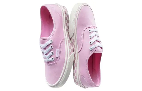 VANS Authentic Checkerboard Low Top Sneakers - Pink