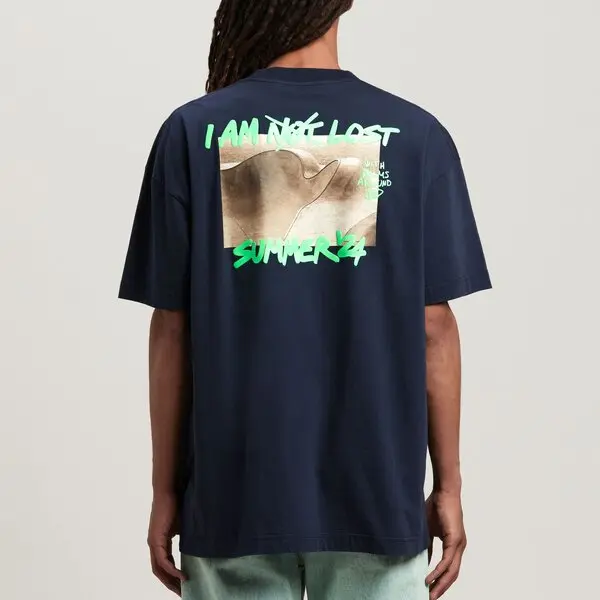 Palm Angels I Am Lost T-shirt Blue