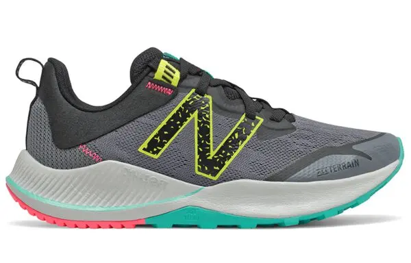 NEW BALANCE Dynasoft Nitrel V4 Trail Running Shoe - Grey/yellow