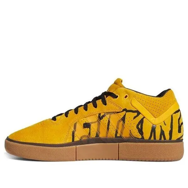 Adidas X Fucking Awesome Tyshawn 'active Gold Gum' Sneakers - Yellow/black