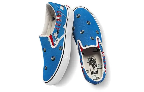 VANS Cali Thornhill Dewitt X Vault Classic Slip-on Lx Crisis Actor - Blue