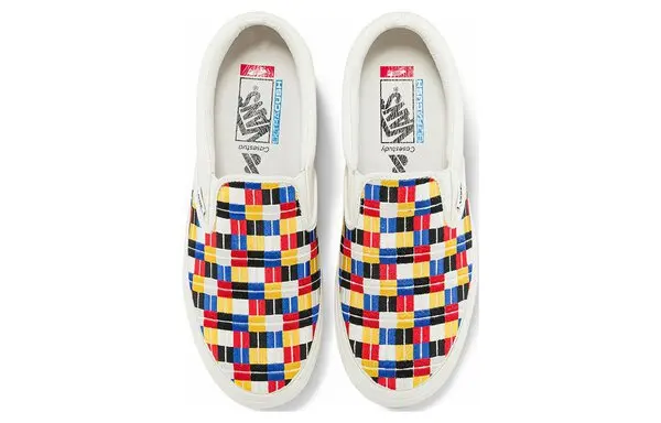 VANS Classic Slip-on Vlt Lx X Casestudy Checked Slip-on Shoes - Multi Cherkered