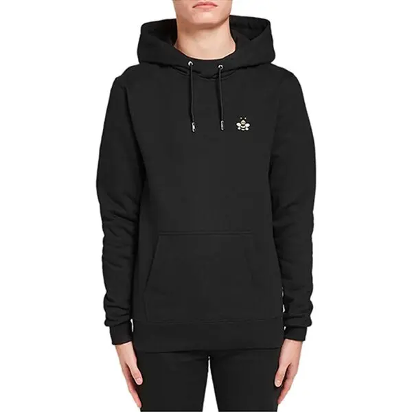 Dior X Kaws Crossover Bee Embroidered Hoodie - Black