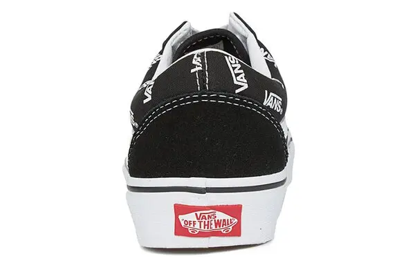 VANS Old Skool "all Over Logo" Low Top Sneakers - Black/white