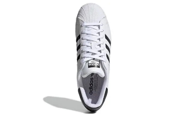 Adidas Superstar Logo Stripes Sneakers - White/black