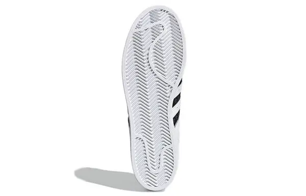 Adidas Superstar Logo Stripes Sneakers - White/black