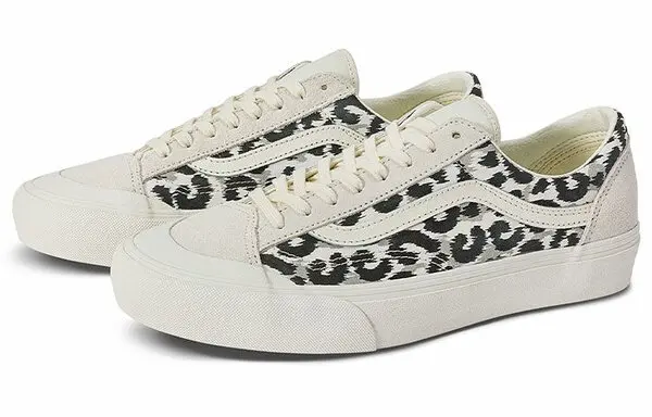 VANS Style 36 Sf Leopard Print Low Top Sneakers - Leopard/white