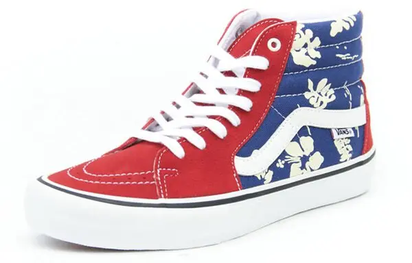 VANS Sk8-hi Pro High-top Sneakers - Blue/red