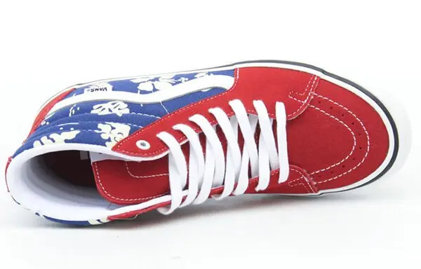 VANS Sk8-hi Pro High-top Sneakers - Blue/red