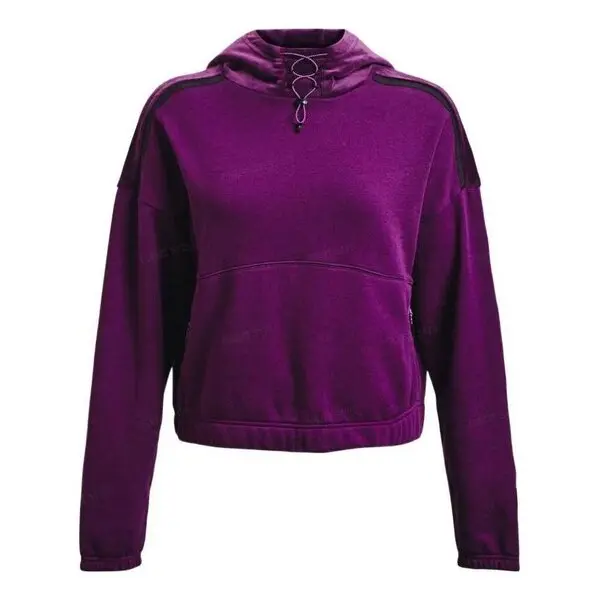Under Armour Journey Fleece Hoodie - Purple