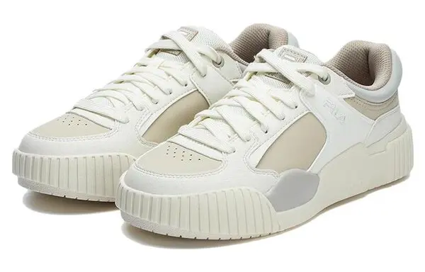 FILA Blocks Lace Up Sneakers - Grey/white