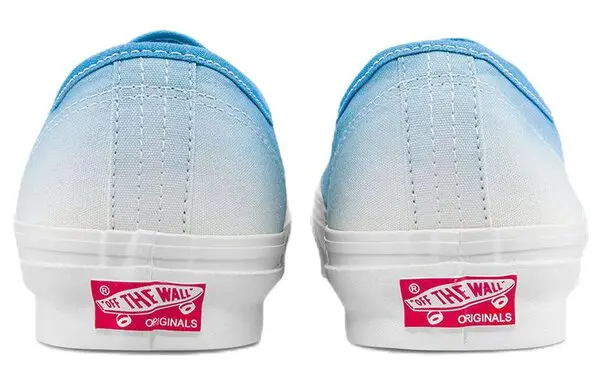 VANS Og Authentic Lx Dip Dye Low Top Sneakers - White/blue