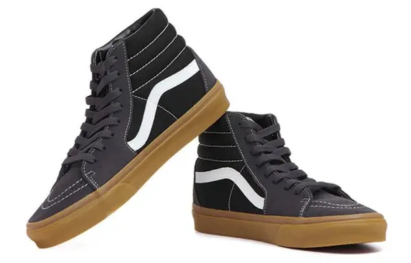 VANS Sk8-hi High Top Sneakers - Black/gray