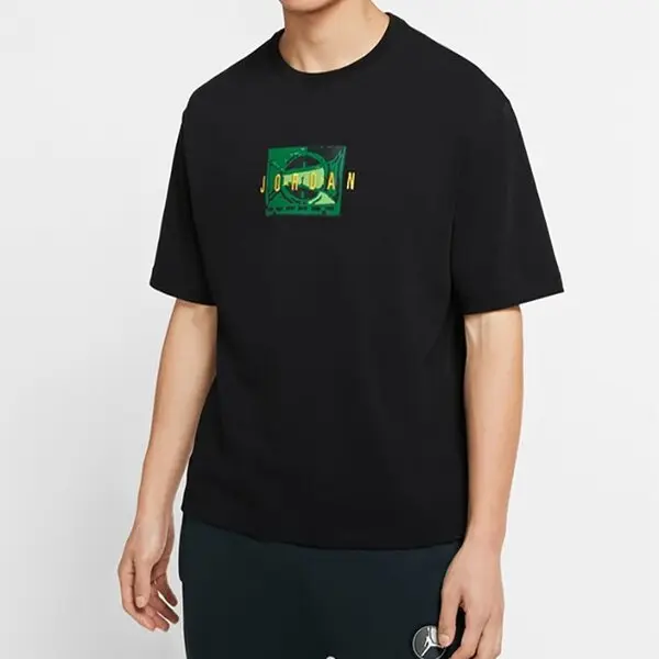 JORDAN Sport Dna Logo Printing Short Sleeve