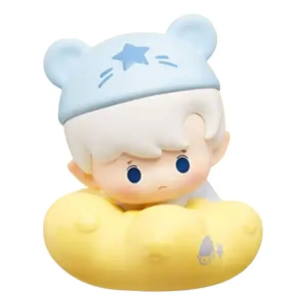 POP MART Pop Bean Goodnight, Night Sky Series Figure 'hacipupu Lie On Star Cluster - Multi-color