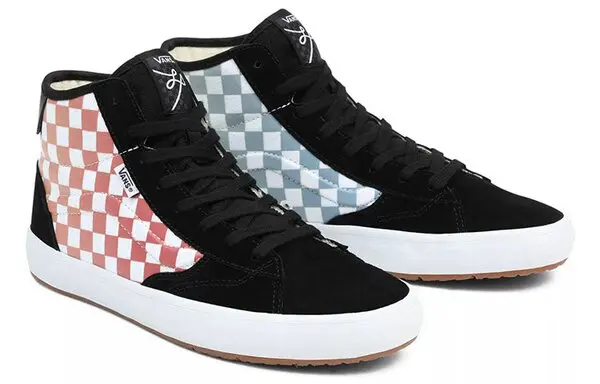 VANS The Lizzie High Top Sneakers - Black/pink/blue