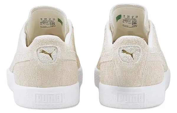 PUMA Suede Vintage "hairy Suede" Low Top Sneakers - Cream/white