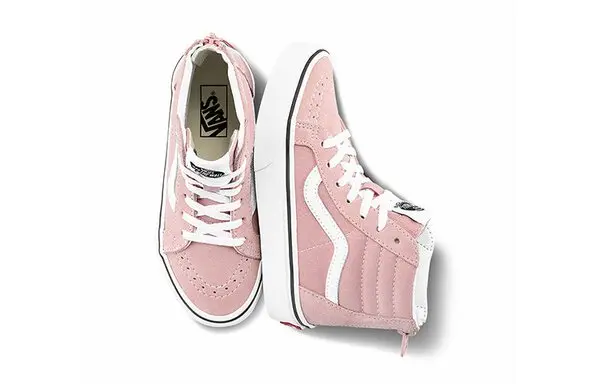 VANS Sk8-hi High Top Sneakers With Zip Closure - Pink