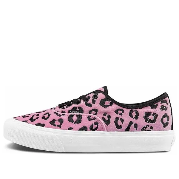VANS Authentic Vlt Lx 'mauve Leopard Velvet - Pink/black
