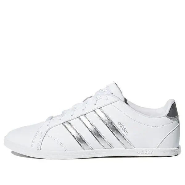 Adidas Coneo Qt Metallic Silver Sneakers - White